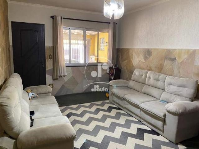 Sobrado à venda, 3 quartos 1 suíte Vila Scarpelli em Santo André/SP