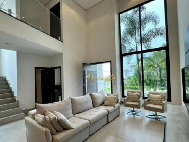 Sobrado à venda, 3 suítes, piscina, mobiliado, Condomínio Amstalden Residence, Indaiatuba