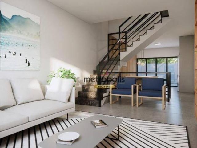 Sobrado à venda, 115 m² por R$ 751.000,00 Vila Pires Santo André/SP