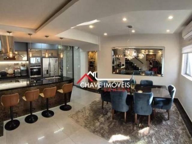 Sobrado à venda, 156 m² por R$ 1.325.000,00 Embaré Santos/SP