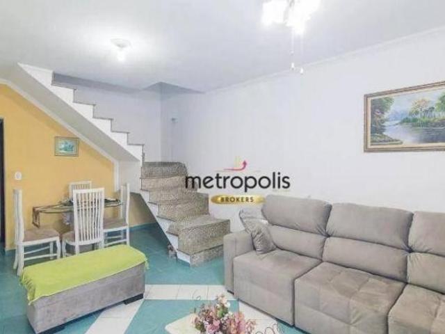 Sobrado à venda, 185 m² por R$ 741.000,00 Vila Lucinda Santo André/SP