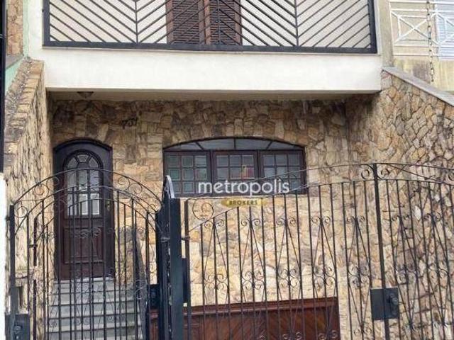Sobrado com 3 dormitórios à venda, 244 m² por R$ 951.000,00 Vila Camilópolis Santo André/SP