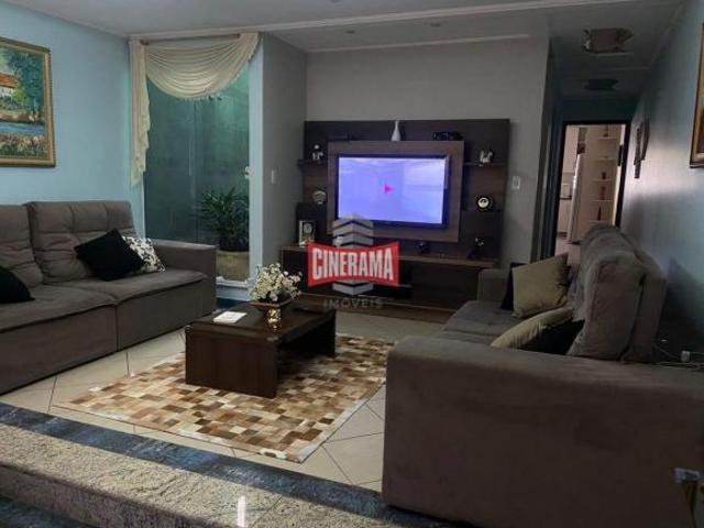 Sobrado à venda, 4 quartos, 3 suítes, 4 vagas, Campestre Santo André/SP