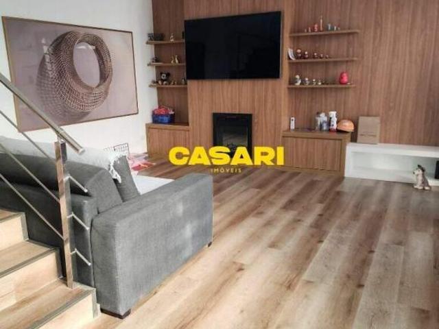 Sobrado à Venda com 3 Dormitórios e Espaço Gourmet – 181 m² no Centro de São Bernardo do Campo/SP