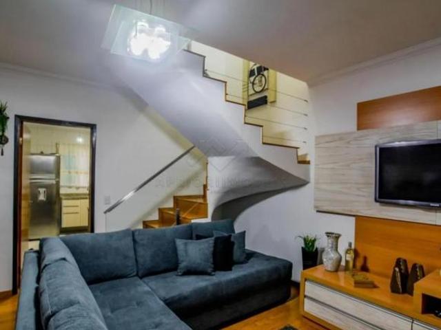 Sobrado à venda com 91m², 3 quartos e 2 vagas Vila Lutécia, Santo André