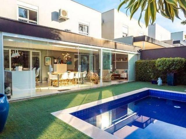 Sobrado à venda alto padrão, 4 suítes, planejados, piscina, Condomínio Dona Lucilla, Indaiatuba