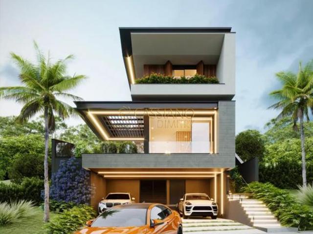 Sobrado à venda de 283m² | 04 dormitórios, sendo suítes e 06 vagas de garagem | Condomínio Terras Al