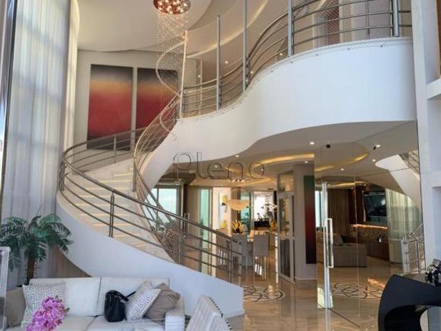 Sobrado à venda em Campinas, Alphaville Dom Pedro, com 5 suítes, com 460 m², Alp