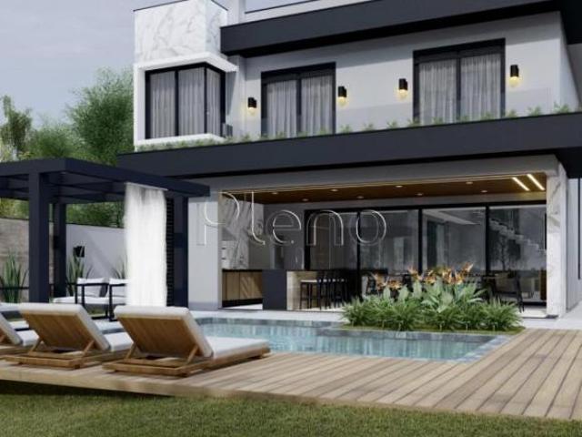 Sobrado à venda em Campinas, Swiss Park, com 4 suítes, com 336 m², Residencial Davos