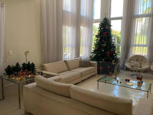 Sobrado à venda em Campinas, Residencial Parque das Araucárias, com 4 suítes, co