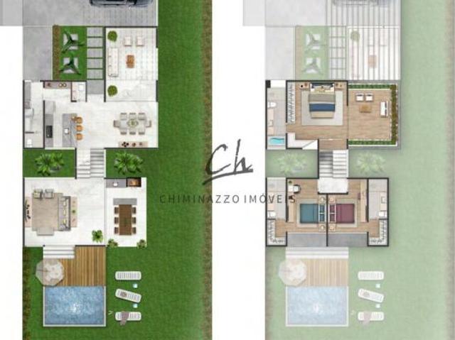 Sobrado à venda em Campinas, Ville Sainte Hélène, com 3 suítes, com 171.43 m², Village Sainte Helene