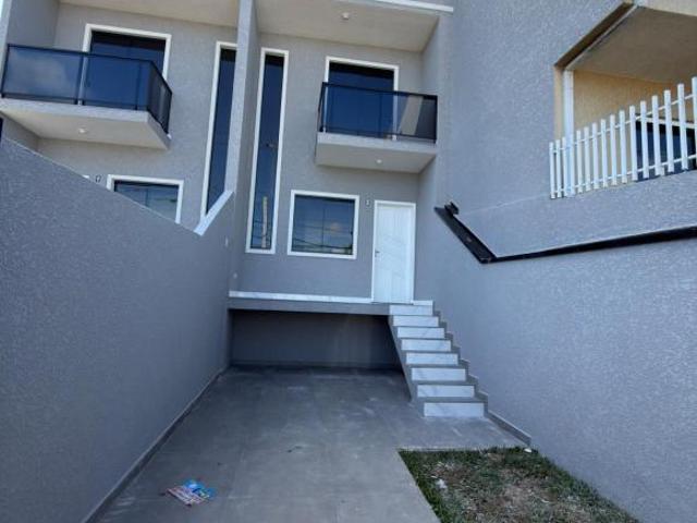 Sobrado à venda em Curitiba PR, bairro Tatuquara: 3 quartos, 1 sala, 2 banheiros, garagem e 80m² de