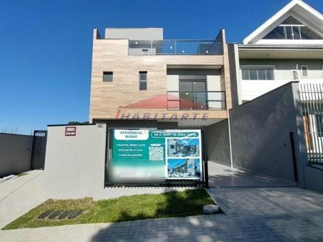 Sobrado à venda em Curitiba PR, RUA MARIA BUENO, Novo Mundo: 3 quartos, sendo1 suíte com closet, 1 s