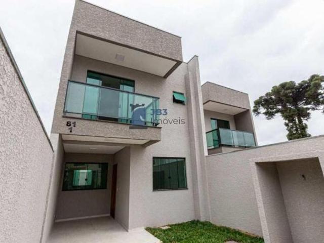 Sobrado à venda em Curitiba, Uberaba, com 2 quartos, 84m²