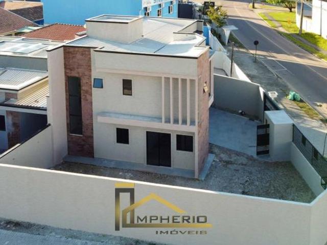 Sobrado à venda em Araucária PR, bairro Estação: 3 quartos, 1 suíte, 1 sala, 1 banheiro, 2 vagas de