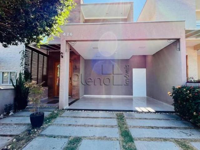 Sobrado à venda em Indaiatuba, Jardim Park Real, com 3 suítes, com 162 m²