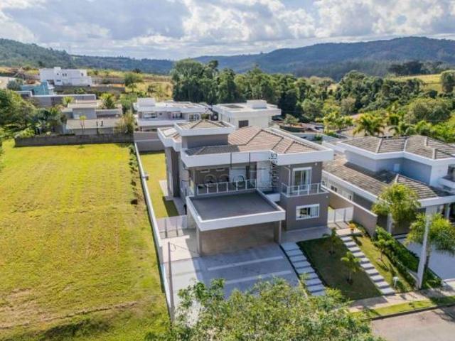 Sobrado à venda em Itatiba, Condomínio Villagio Paradiso, com 4 suítes, com 441 m²