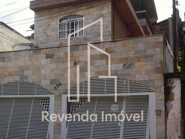 Sobrado à venda em Santo André SP, Vila Palmares: 3 quartos, 1 banheiro, 2 vagas, 218m² de área. Imp