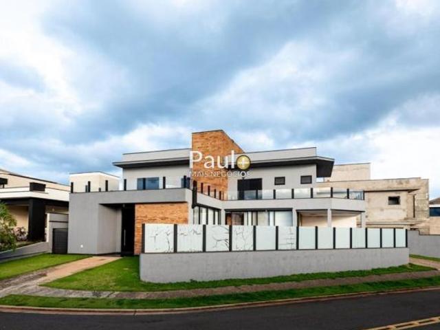 Sobrado à venda em Paulínia, Terras do Cancioneiro, com 4 suítes, com 280 m², Terras do Cancioneiro