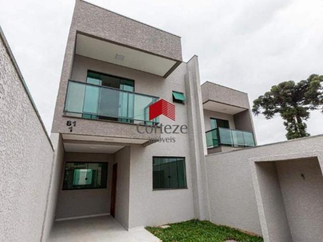 Sobrado à venda em Uberaba, Curitiba – 2 Quartos, 1 Suíte, 80,52m² Privativos