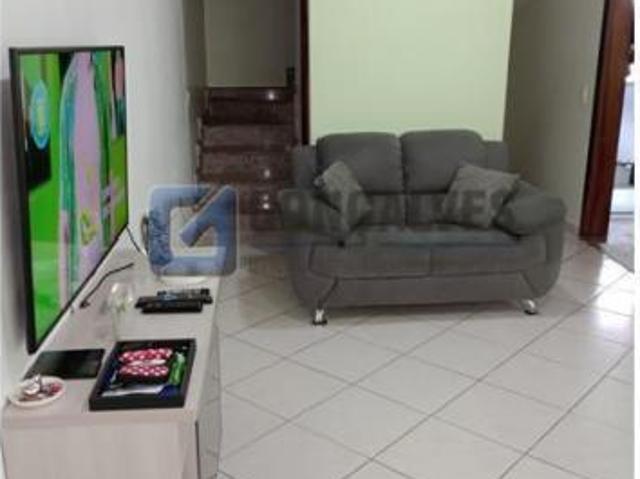 Sobrado á venda no bairro Parque das Nações em Santo André/SP, com 97m² e 3 Dormitórios sendo1suite