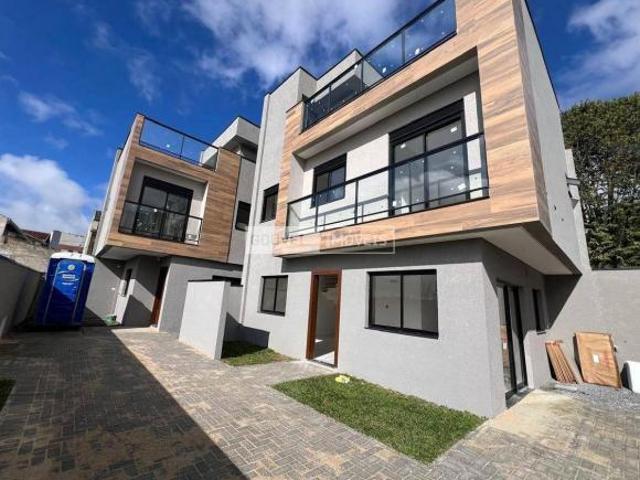 Sobrado à Venda Rua Maria Bueno, 290, sobrado 03, área útil: 119M² Novo Mundo, Curitiba PR