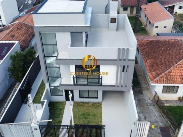 Sobrado Alto Padrão no Boqueirão, 3 Quartos, Suíte, Terraço Gourmet, Curitiba Rua Raggi Izar, 1359&#
