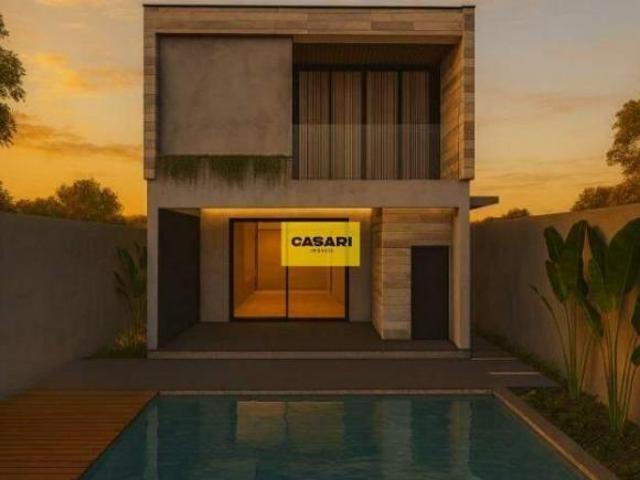 Sobrado Alto Padrão em Construção com 3 Suítes, Piscina e Área Gourmet – São Bernardo