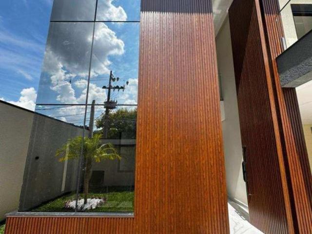 Sobrado alto padrão 3 suítes em Araucária|317m²|4 vagas