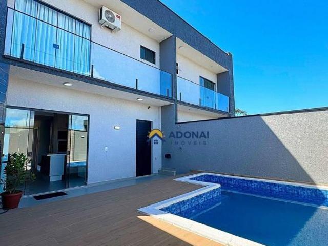 SOBRADO ALTO PADRAO MOBILIDIADO! 1 Quadra e Meia do Mar à venda, 177 m² por R$ 1.280.000,00 Eliana