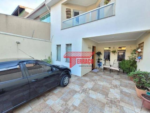 Sobrado com 4 dormitórios à venda, 158 m² por R$ 640.000,00 Vila Linda Santo André/SP