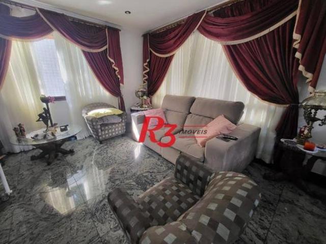 Sobrado com 4 dormitórios à venda, 166 m² por R$ 1.490.000,00 Embaré Santos/SP