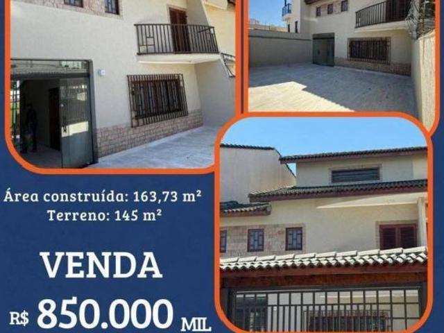 Sobrado com 4 dormitórios à venda, 163 m² por R$ 850.000 Jardim São Ricardo Guarulhos/SP