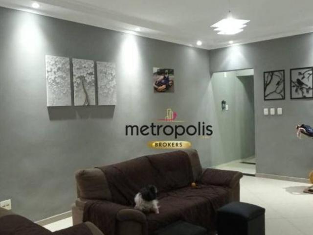 Sobrado com 4 dormitórios à venda, 176 m² por R$ 660.000,00 Vila Junqueira Santo André/SP