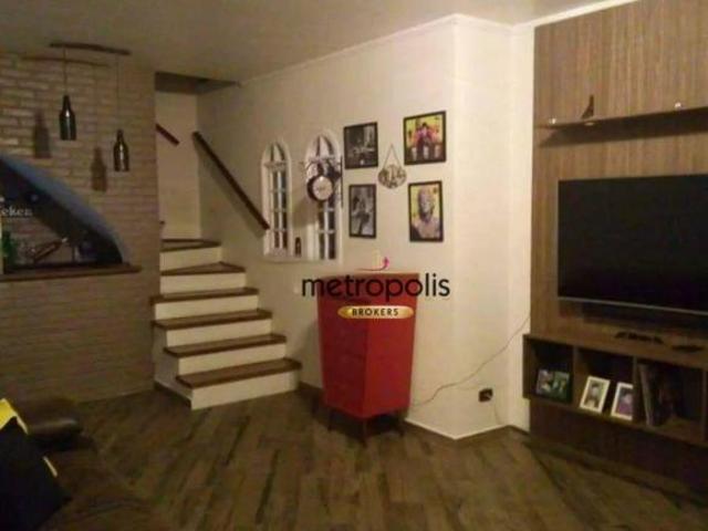 Sobrado com 4 dormitórios à venda, 203 m² por R$ 1.101.000,00 Vila Palmares Santo André/SP