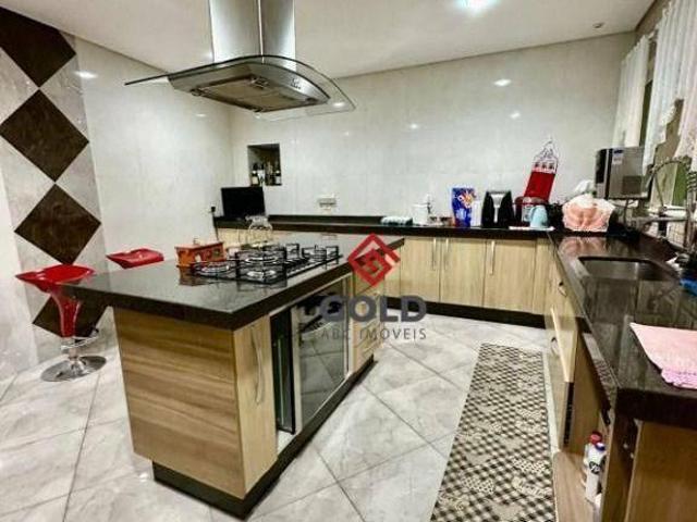 Sobrado com 4 dormitórios à venda, 214 m² por R$ 1.220.000,00 Vila Curuçá Santo André/SP