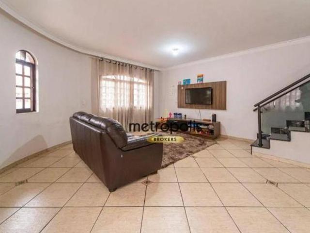 Sobrado com 4 dormitórios à venda, 219 m² por R$ 960.000,00 Parque Marajoara Santo André/SP