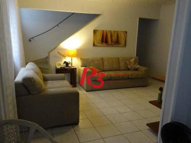 Sobrado com 4 dormitórios à venda, 210 m² por R$ 1.350.000,00 Embaré Santos/SP