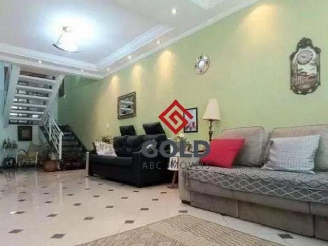 Sobrado com 4 dormitórios à venda, 212 m² por R$ 1.370.000,00 Vila Assunção Santo André/SP