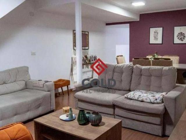 Sobrado com 4 dormitórios à venda, 220 m² por R$ 600.000,00 Vila Camilópolis Santo André/SP
