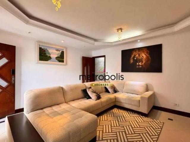 Sobrado com 4 dormitórios à venda, 238 m² por R$ 745.000,00 Jardim Las Vegas Santo André/SP
