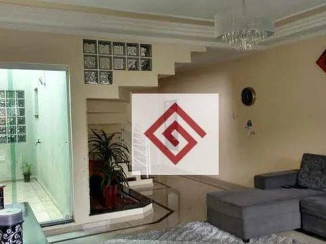 Sobrado com 4 dormitórios à venda, 243 m² por R$ 1.000.000,00 Parque Jaçatuba Santo André/SP