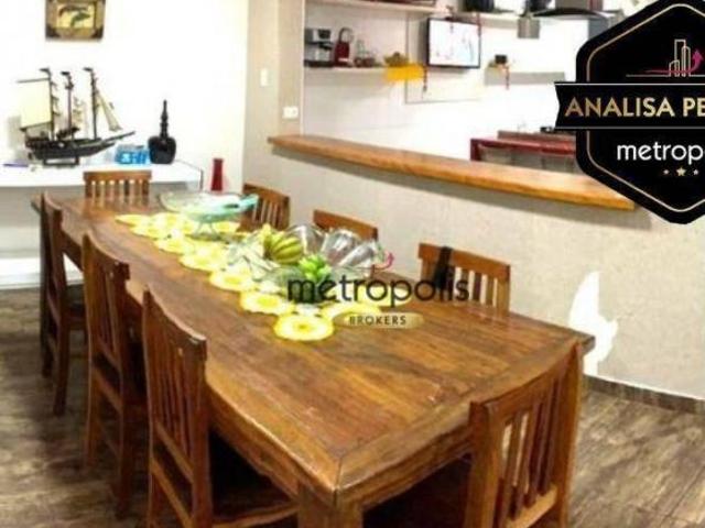 Sobrado com 4 dormitórios à venda, 266 m² por R$ 1.150.000,00 Mauá São Caetano do Sul/SP