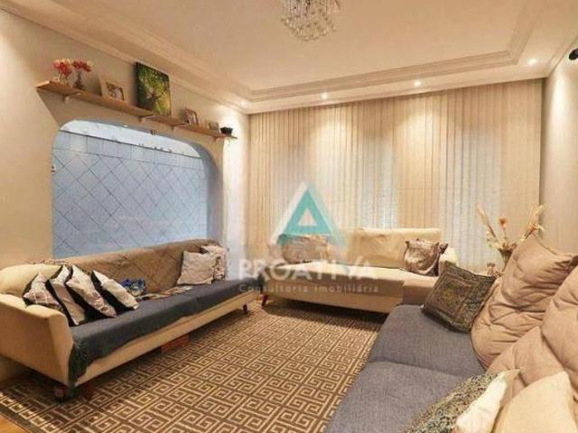 Sobrado com 4 dormitórios à venda, 283 m² por R$ 1.210.000,00 Campestre Santo André/SP