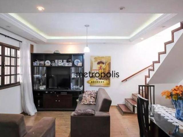 Sobrado com 4 dormitórios à venda, 295 m² por R$ 1.150.000,00 Vila Palmares Santo André/SP