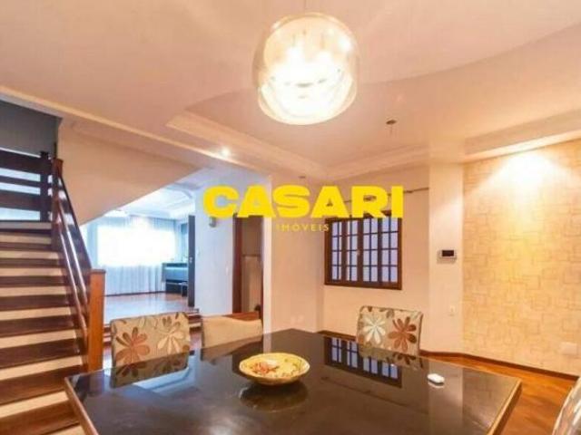 Sobrado com 4 dormitórios à venda, 340 m² Vila Scarpelli Santo André/SP