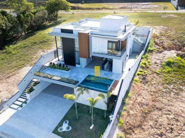 Sobrado com 4 dormitórios à venda, 451 m² por R$ 6.800.000 Condomínio Villa Dos Pinheiros Indaia