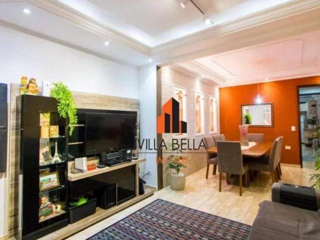 Sobrado com 4 quartos à venda, 160 m² por R$ 579.000 Vila Tibiriçá Santo André/SP