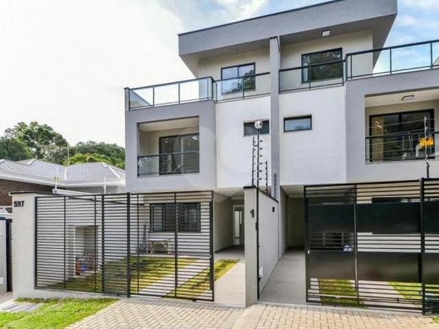 SOBRADO COM 4 SUÍTES EM SANTA FELICIDADE PRÓXIMO AO BARIGUI TERRAÇO CONDOMÍNIO EXCLUSIVO