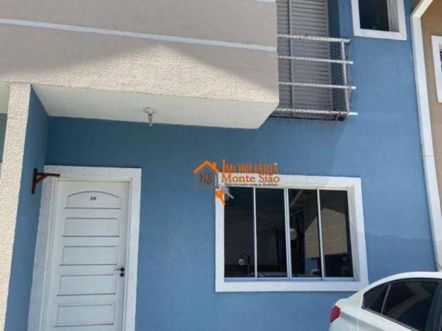 Sobrado com 83m² com 3 Dormitórios com Suíte e 2 Vagas no Residencial Liberta – Guarulhos